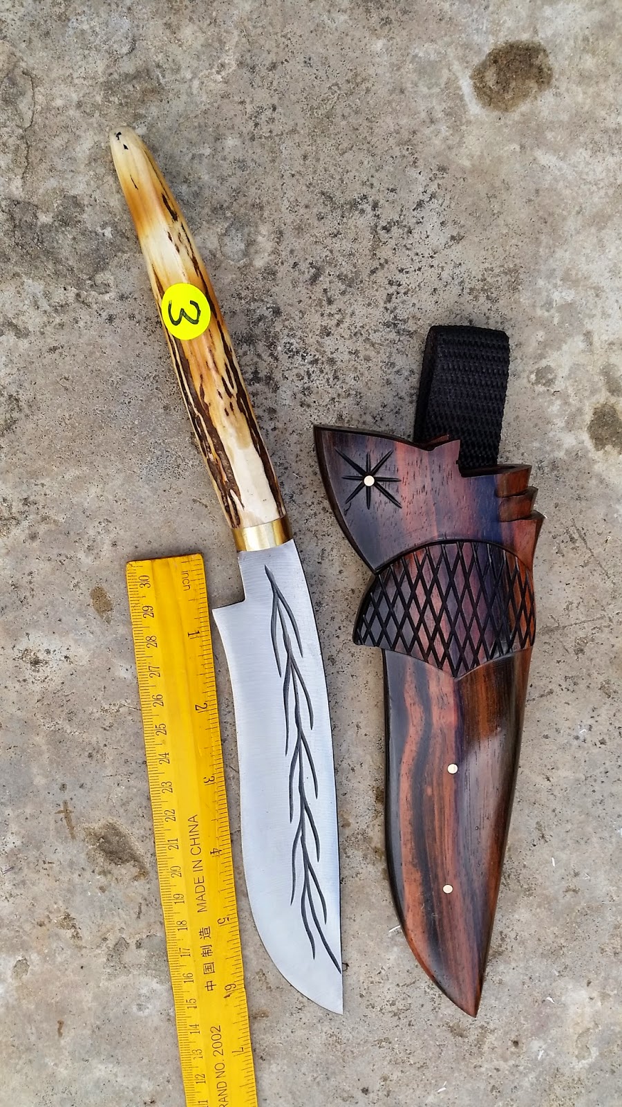 Parang Online: PISAU MATA SABIT SAWIT - HULU TANDUK RUSA ( SOLD OUT)