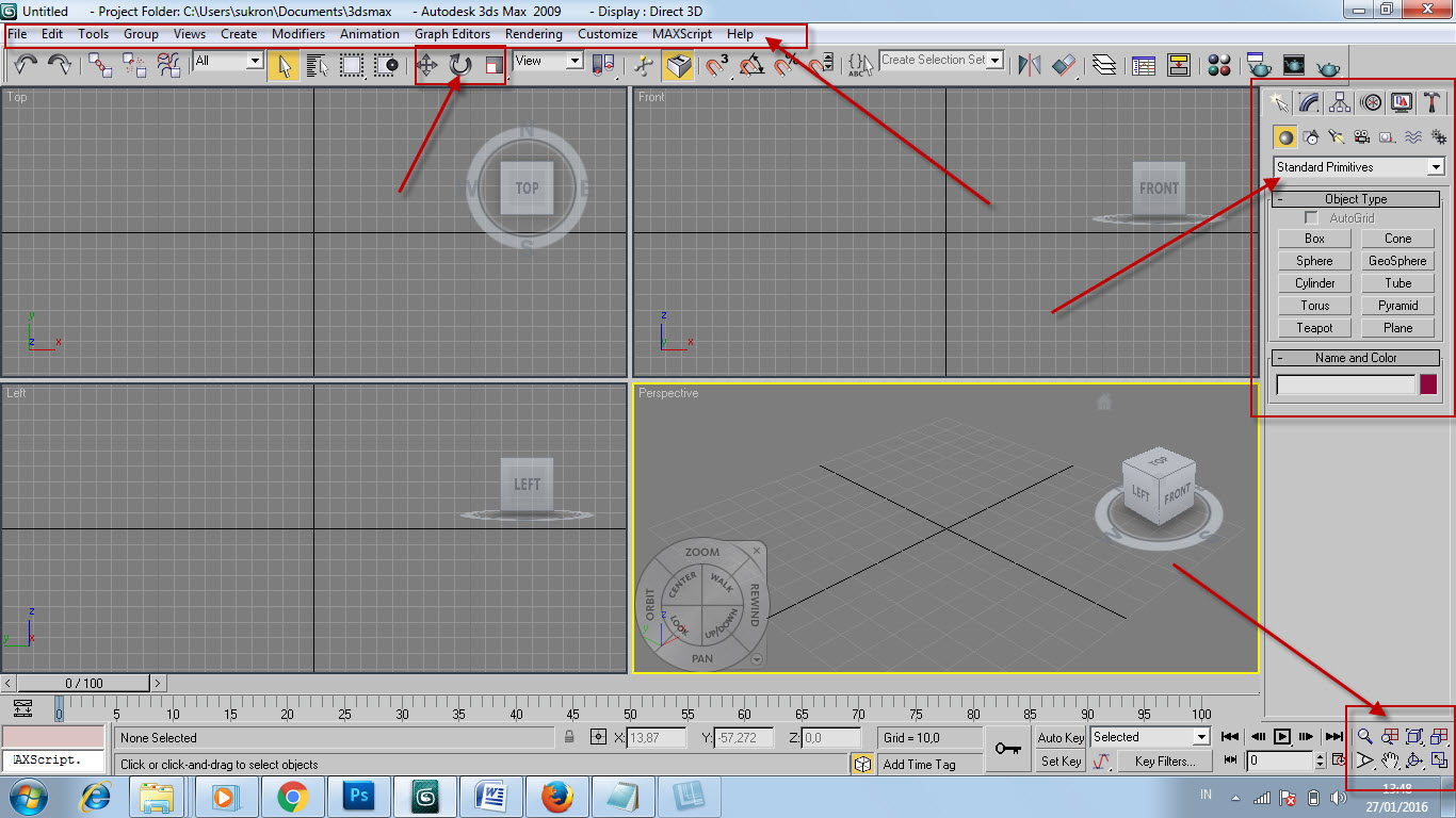 Tutorial 3d max dasar: tutorial 3d max pemula
