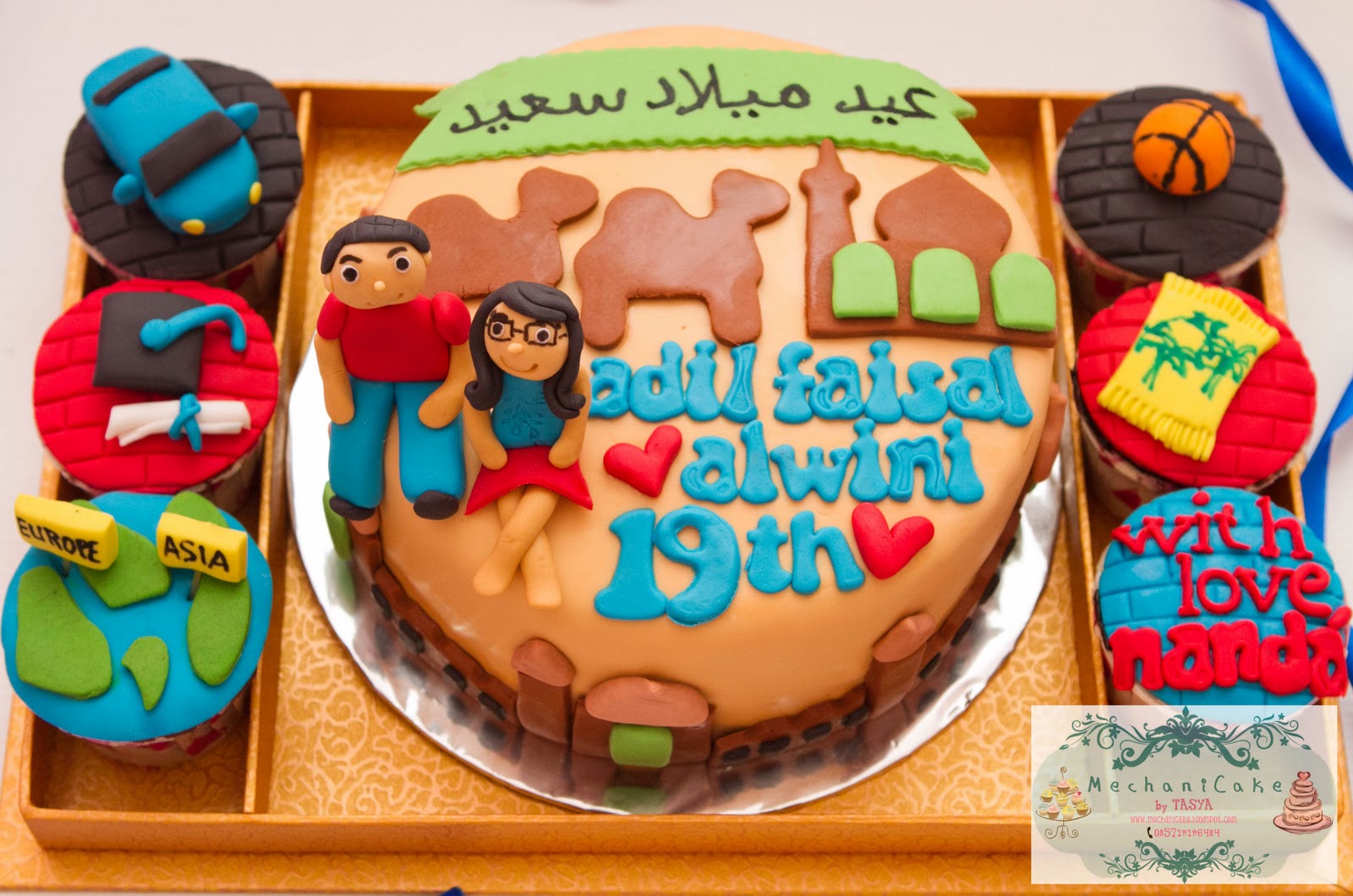 MechaniCake: 'Arabian' cake themed for Adil's Bday