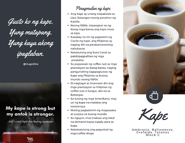 Block C: Ang Kape sa Pilipinas