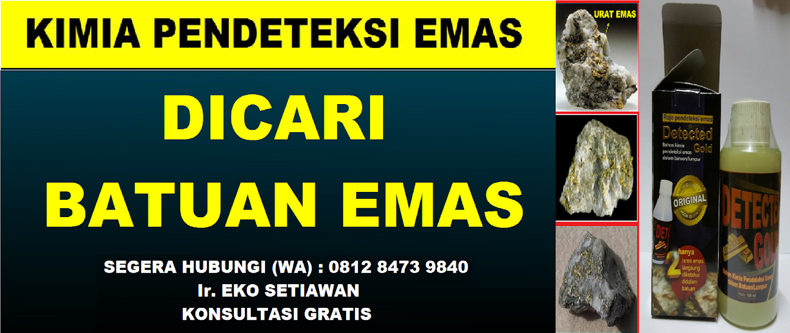 MENAMBANG EMAS DENGAN MUDAH: KIMIA PELARUT EMAS