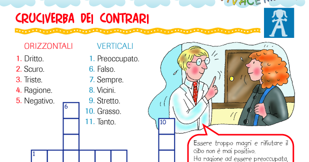 VIVACEMENTE il giornalino del cuore e della mente: Cruciverba dei ...