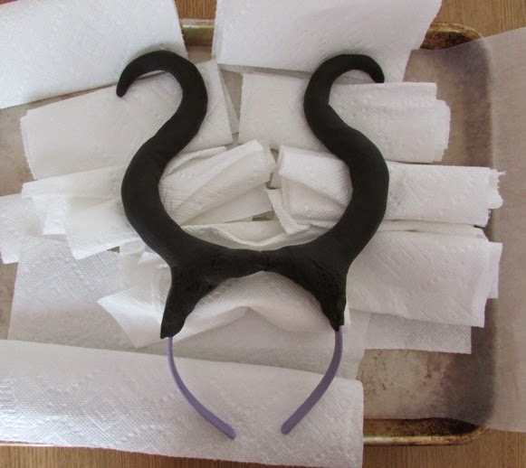 Maleficent Horns Headband Diy