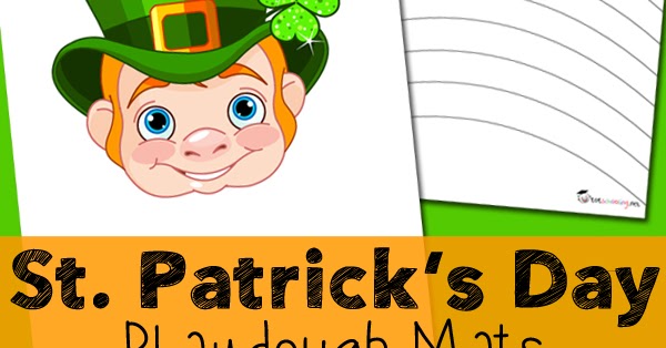 St. Patrick's Day Playdough Mats | Totschooling - Toddler, Preschool ...