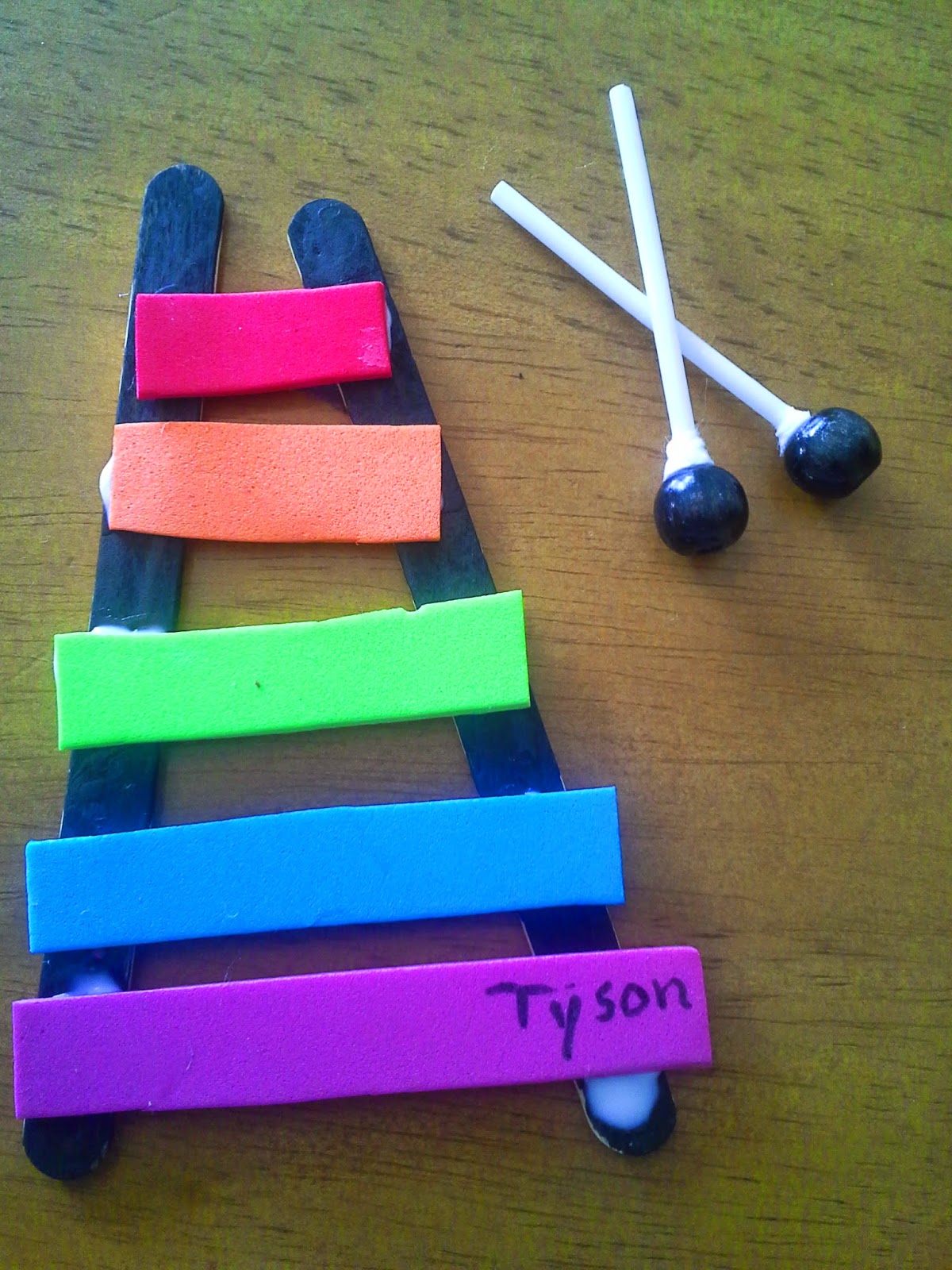 Letter X Xylophone Craft