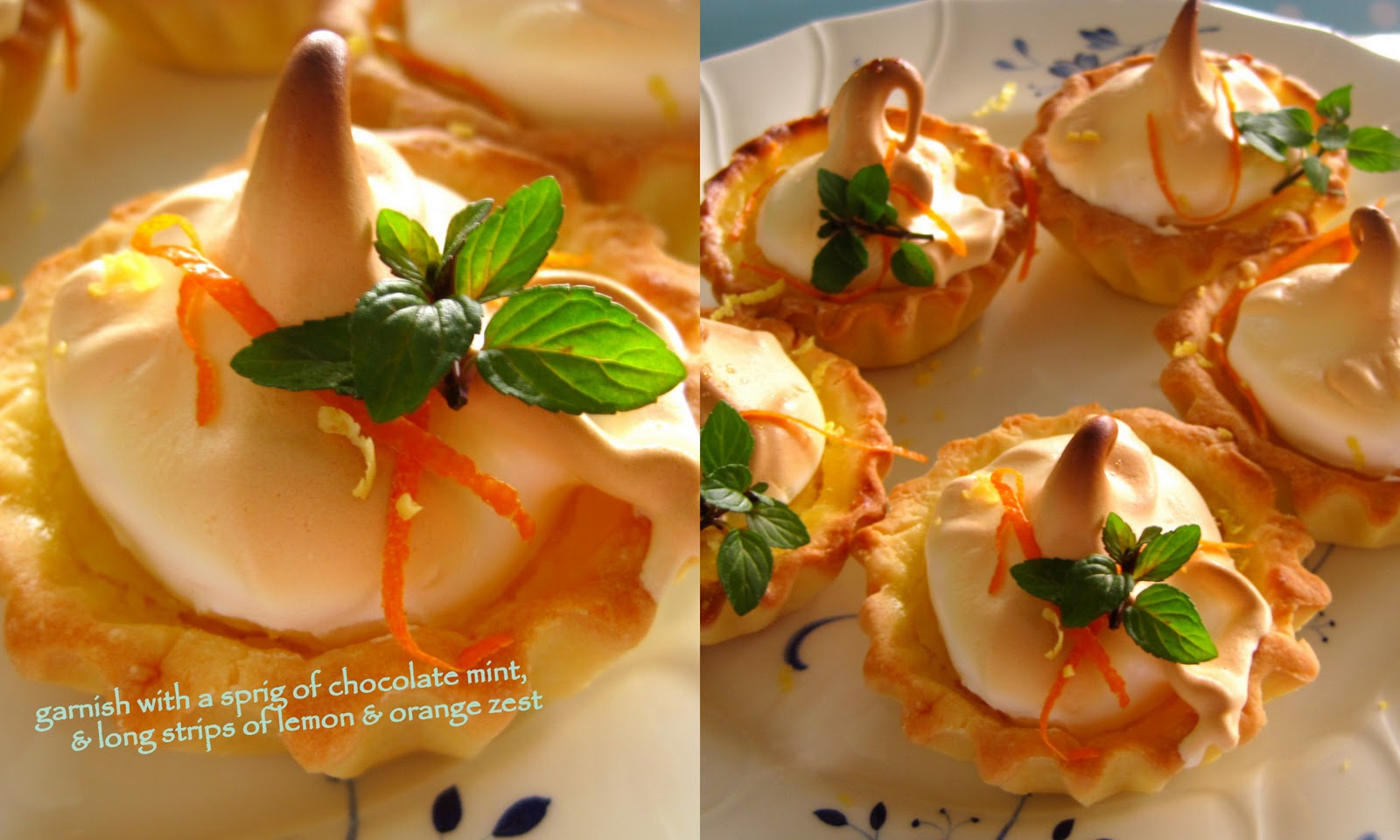 The Blue Cottage: Mini Lemon Meringue Pies