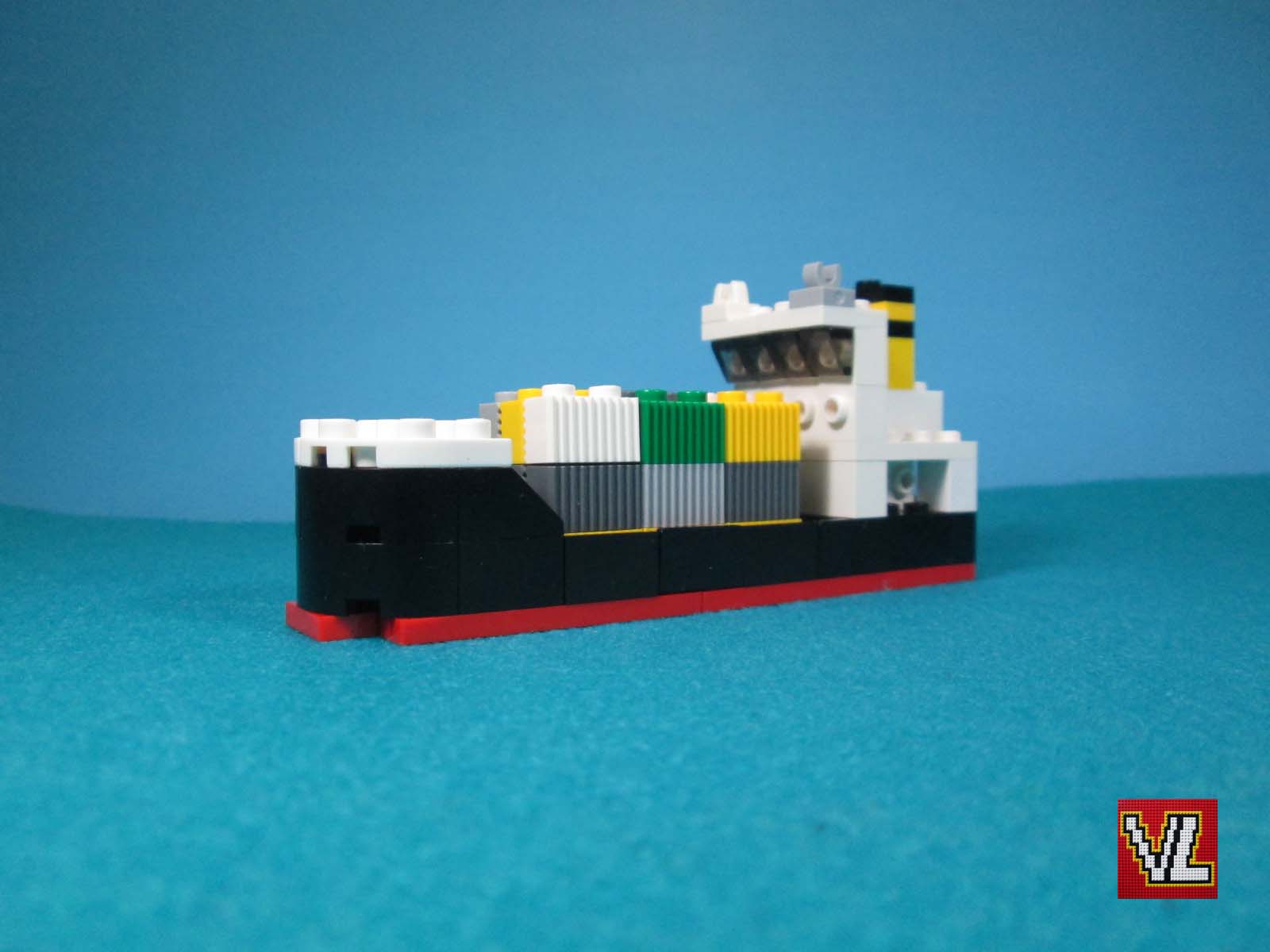 VIVOLEGO: Nova versão set LEGO 616 Navio cargueiro