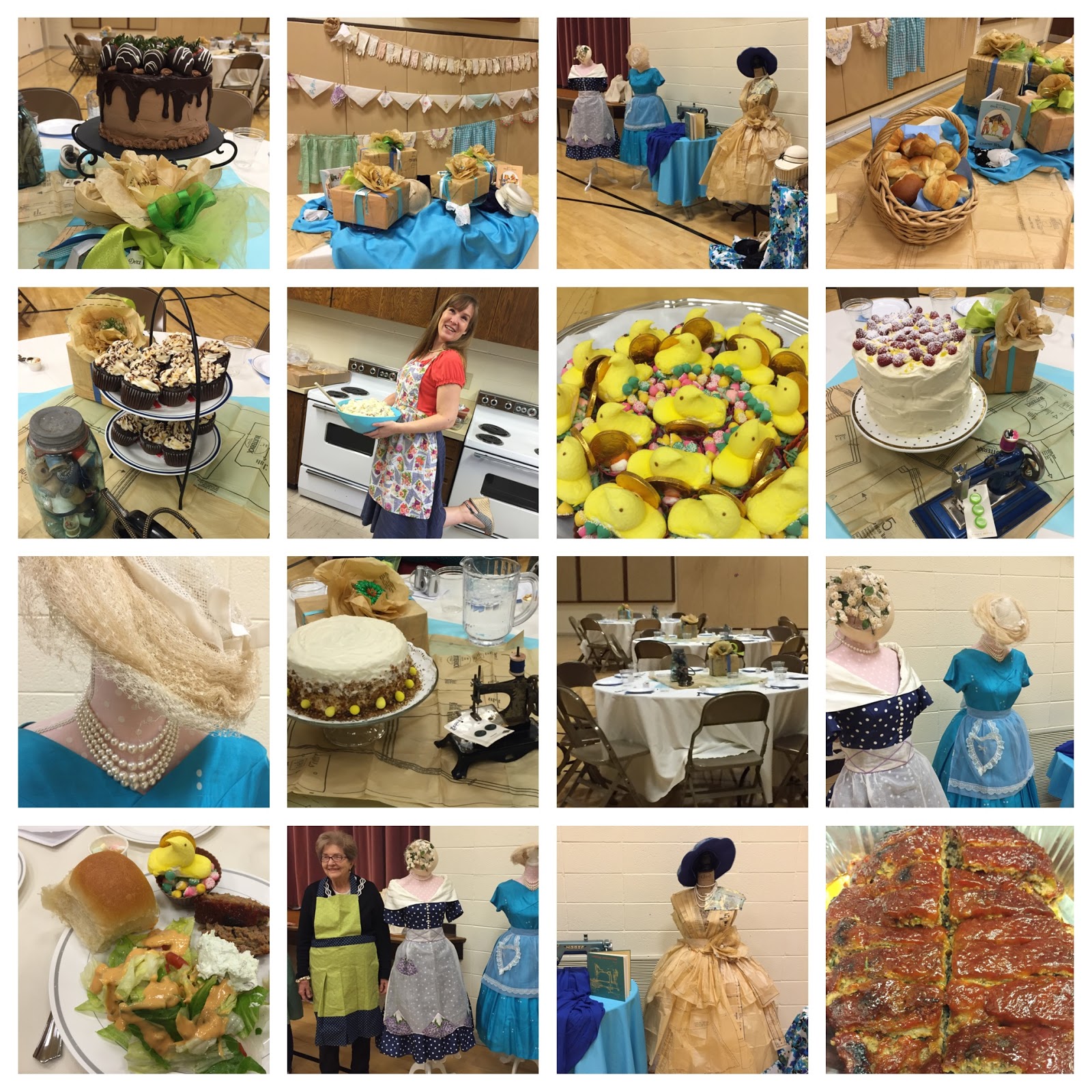 Retro Dinner of Aprons and Pearls for The Relief Society Birthday Party ...