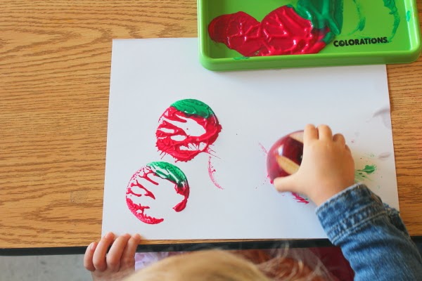 scrumdilly-do!: apple printing for our apple unit