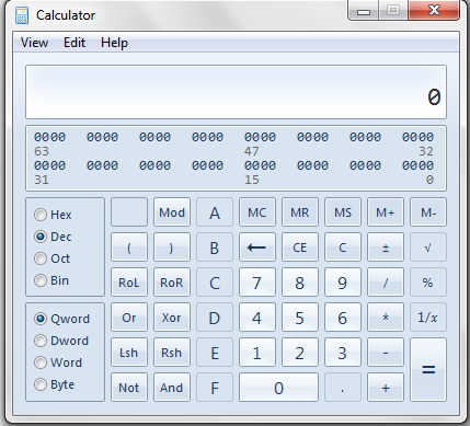 Kalkulator Windows 7 - Iklan Manis Madu