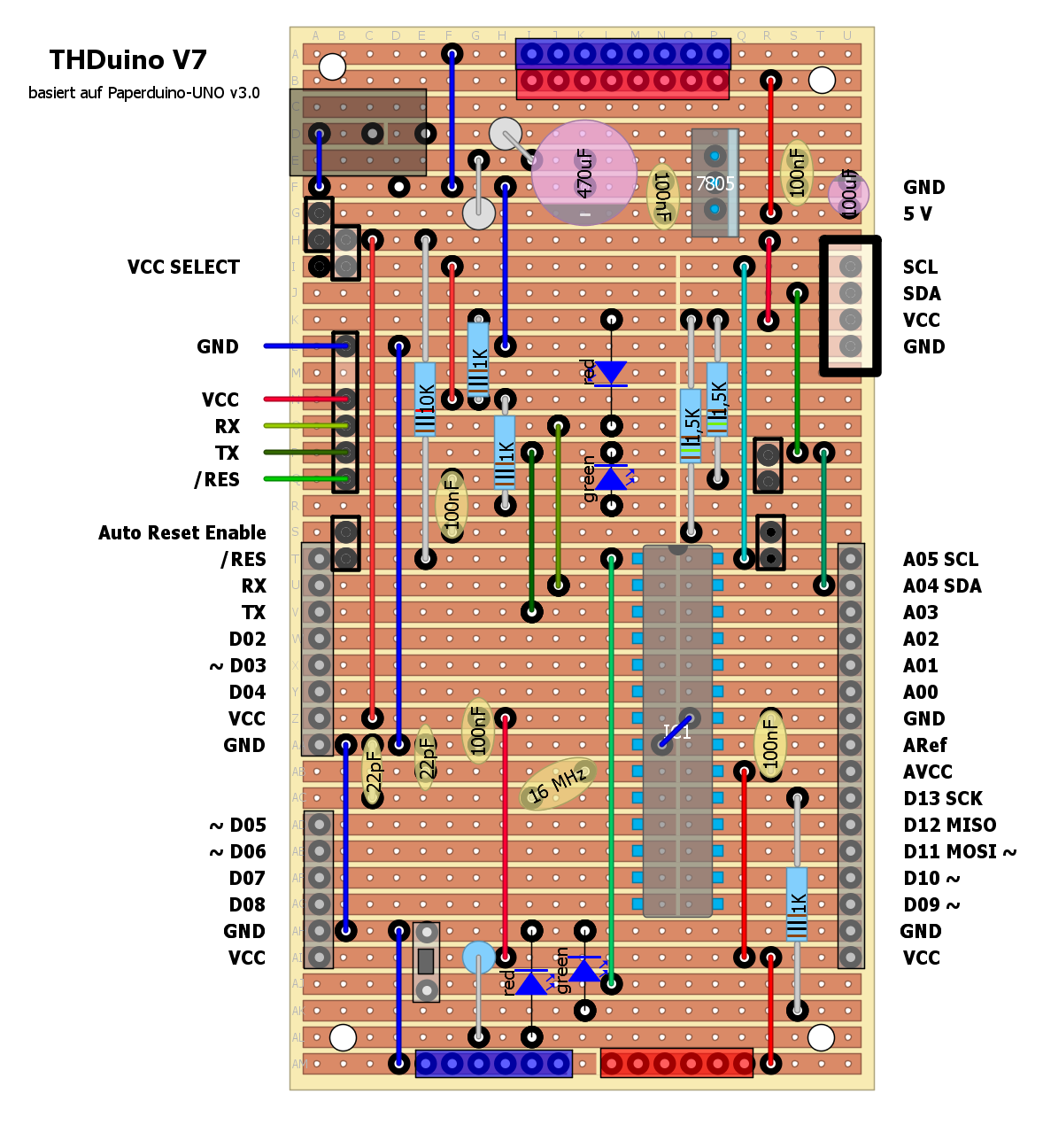THD Arduino Projekte: THDuino V7