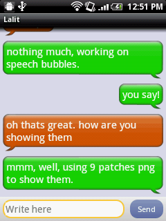 change layout box of chat android - Stack Overflow