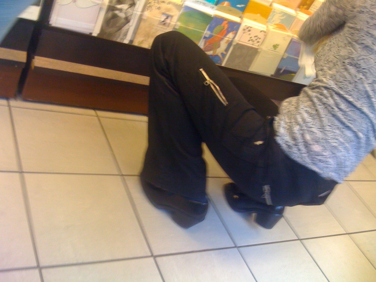Thong Voyeur Day 2 At The Card Shop