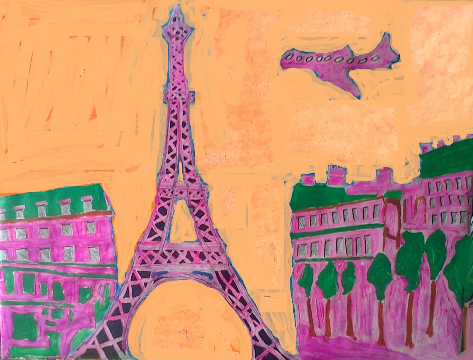 French Model Railway: Backdrop experiments