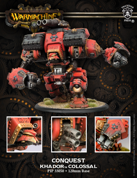 Khadoran Colossal CONQUEST @ Privateer Press |Don Suratos aka DC23