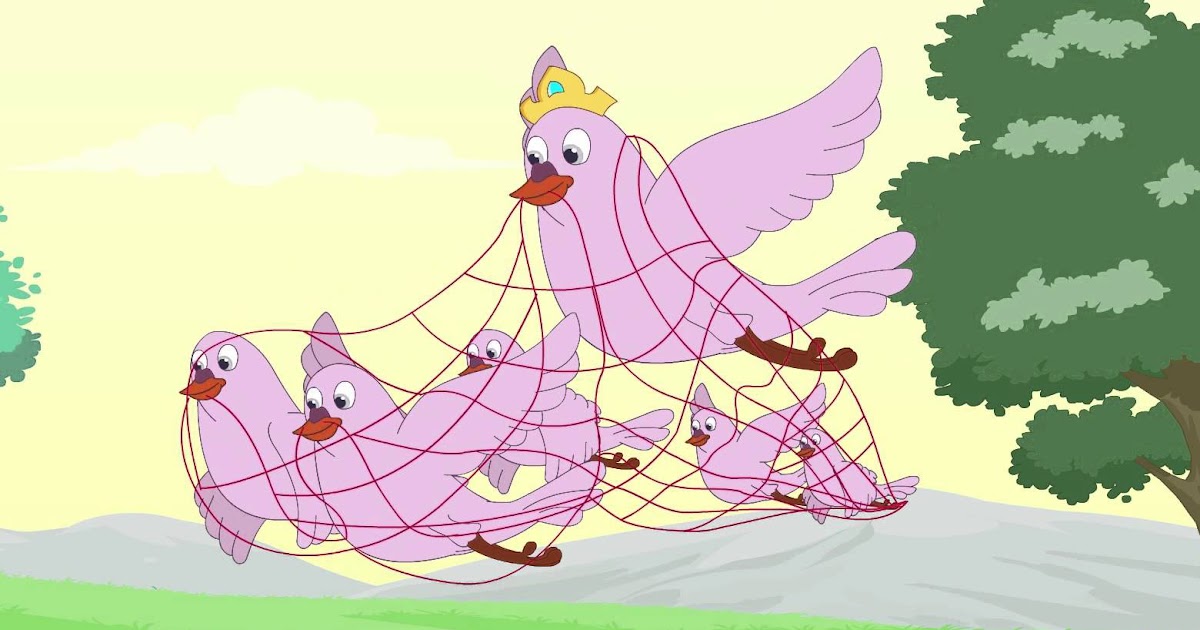 The Hunter and The Pigeons ~ Cute Inspirational Moral Stories for Kids