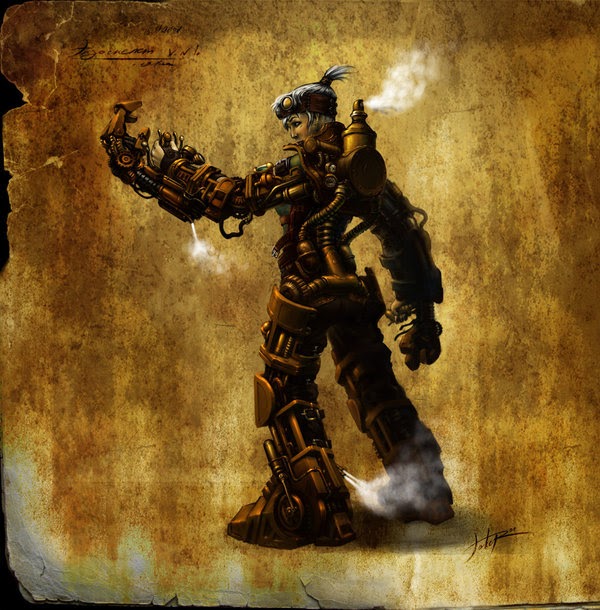 Western Steampunk RPG Brainstorming: Steampunk Suit