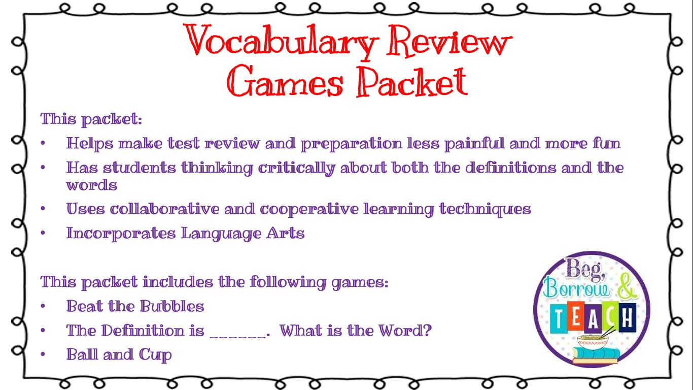 Beg Borrow And Teach No Tech Ways To Teach And Assess Vocabulary In beg-borrow-and-teach-no-tech-ways-to-teach-and-assess-vocabulary-in