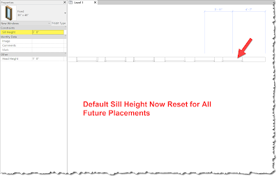 BIM Chapters: Resetting A Default Instance Parameter in Revit
