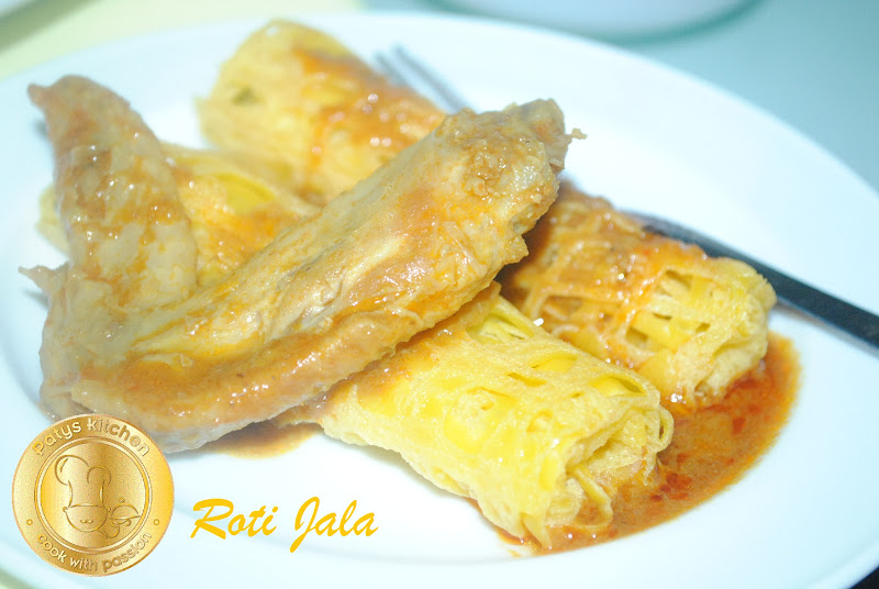 PATYSKITCHEN: ROTI JALA CURRY AYAM / NET BREAD WITH CHICKEN CURRY