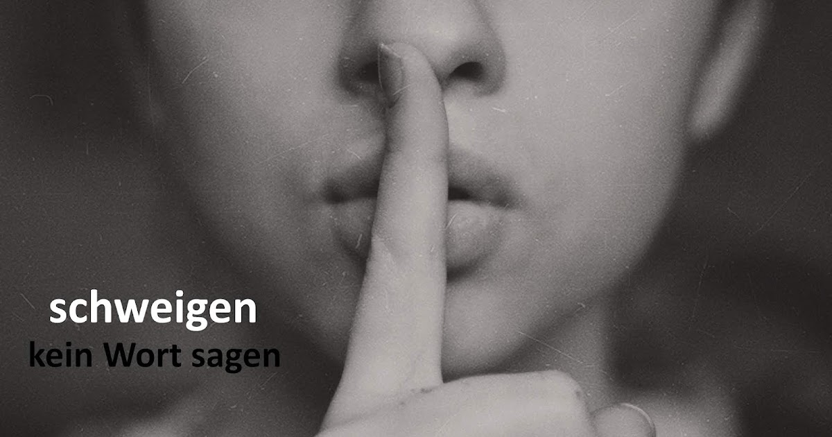 Modewort j.niemiecki - Deutsch als Fremdsprache: Bild 27 schweigen