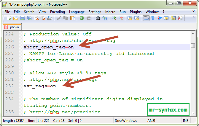 Cara Mengubah File Konfigurasi PHP (php.ini) | Mr Syntax Blogging Style