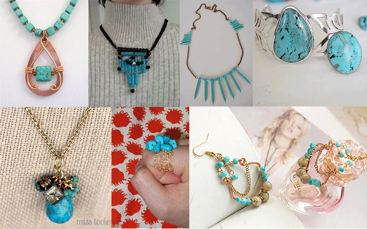 Online Jewelry Making Newsletter: Turquoise DIY Jewelry Making Designs