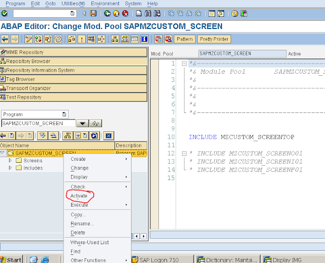 SAP TECH: Screen Enhancements