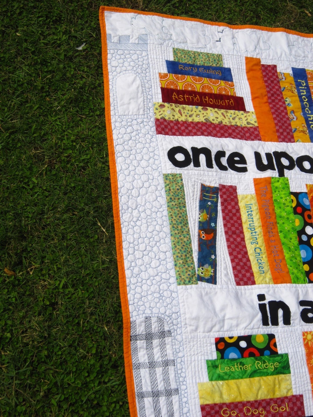 The Magic of Ordinary Days: Teacher gift quilt - "Gateway to Imagination"