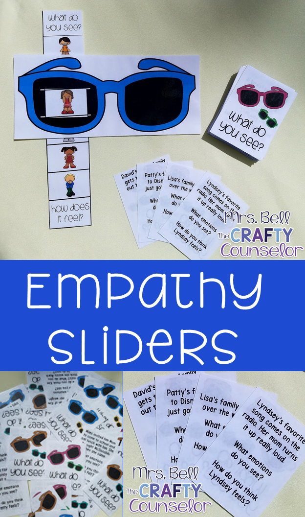 Emotions Sliders (Empathy Builders) - Mrs. Bell The Crafty Counselor