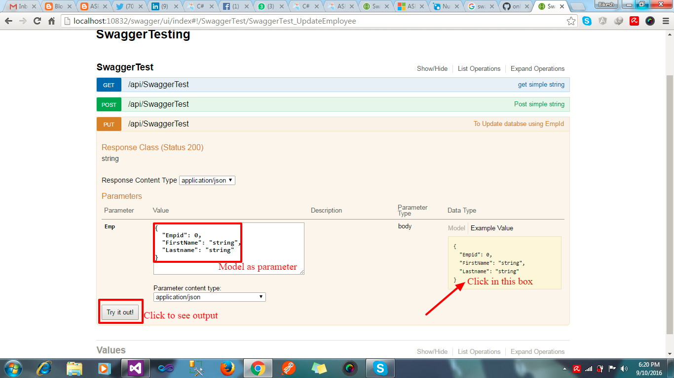 Swagger integration with web api in MVC. ~ ASP.NET,MVC,SQL,Azure,DevOps,ANGULAR,WEB API,SSRS,WCF ...