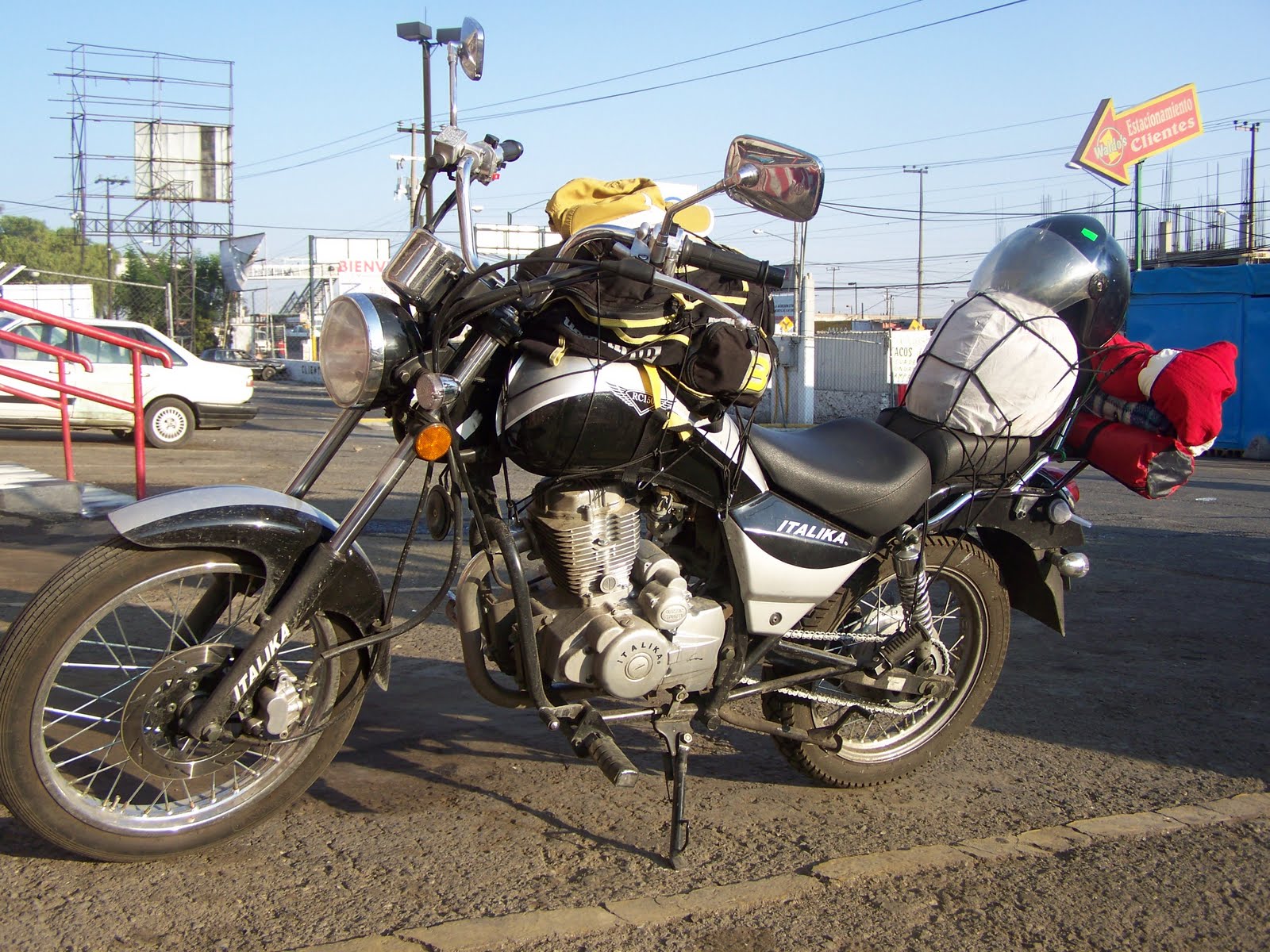 Gunman en ITALIKA RC-150: A seguir rodado, DF-Tlaxcala-DF