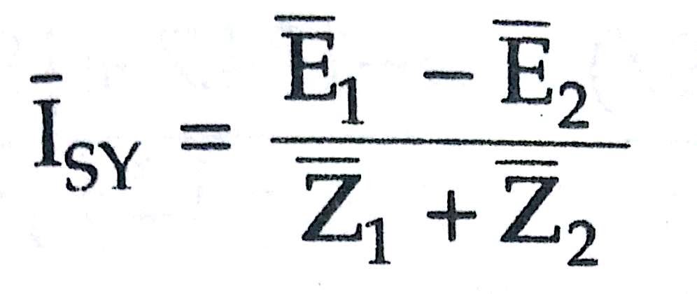 Parallel Operation Of Two Alternators Or Synchronous Generators