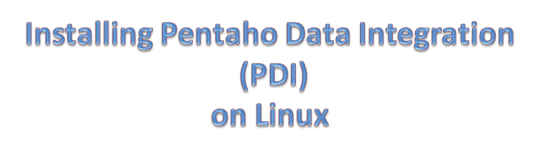 Pentaho data integration installation - cardsbopqe