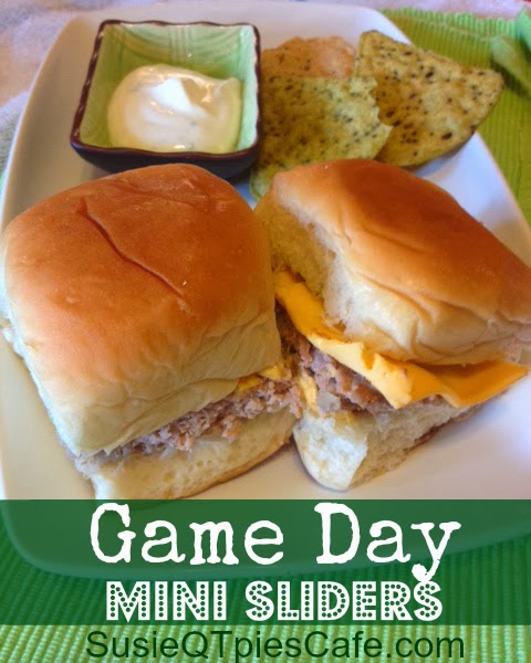 SusieQTpies Cafe: Mini Slider Recipe {Game Day Recipe}