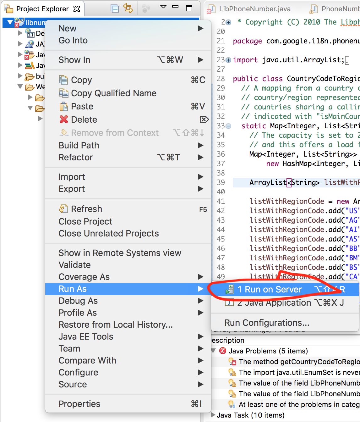 [Tutorial] Create Restful Web Server using Google "libphonenumber" API