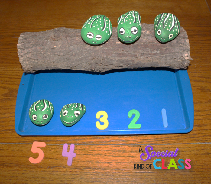 A special kind of class: How to Make 5 Green and Speckled Frogs