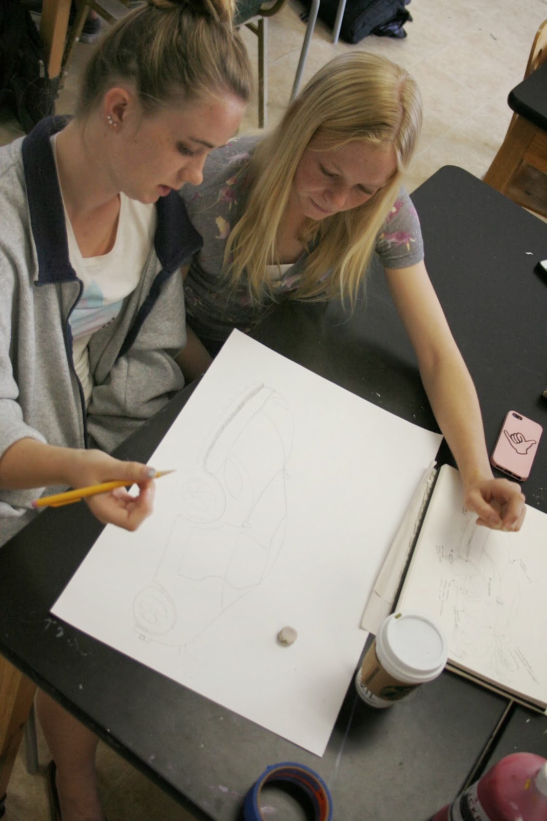 Grauer Art: Invention drawings, 8th Grade Art