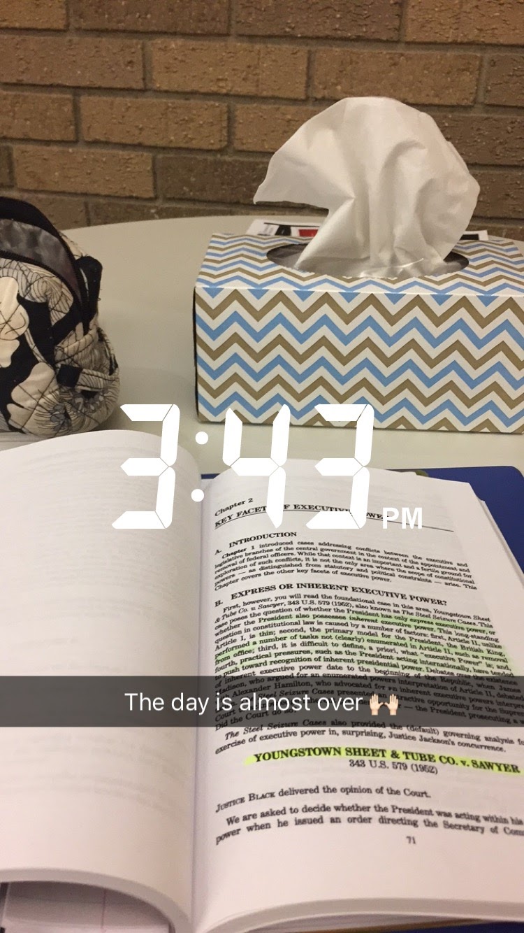 A Day in the Life of a Law Student: 2nd Semester Edition - The Legal ...