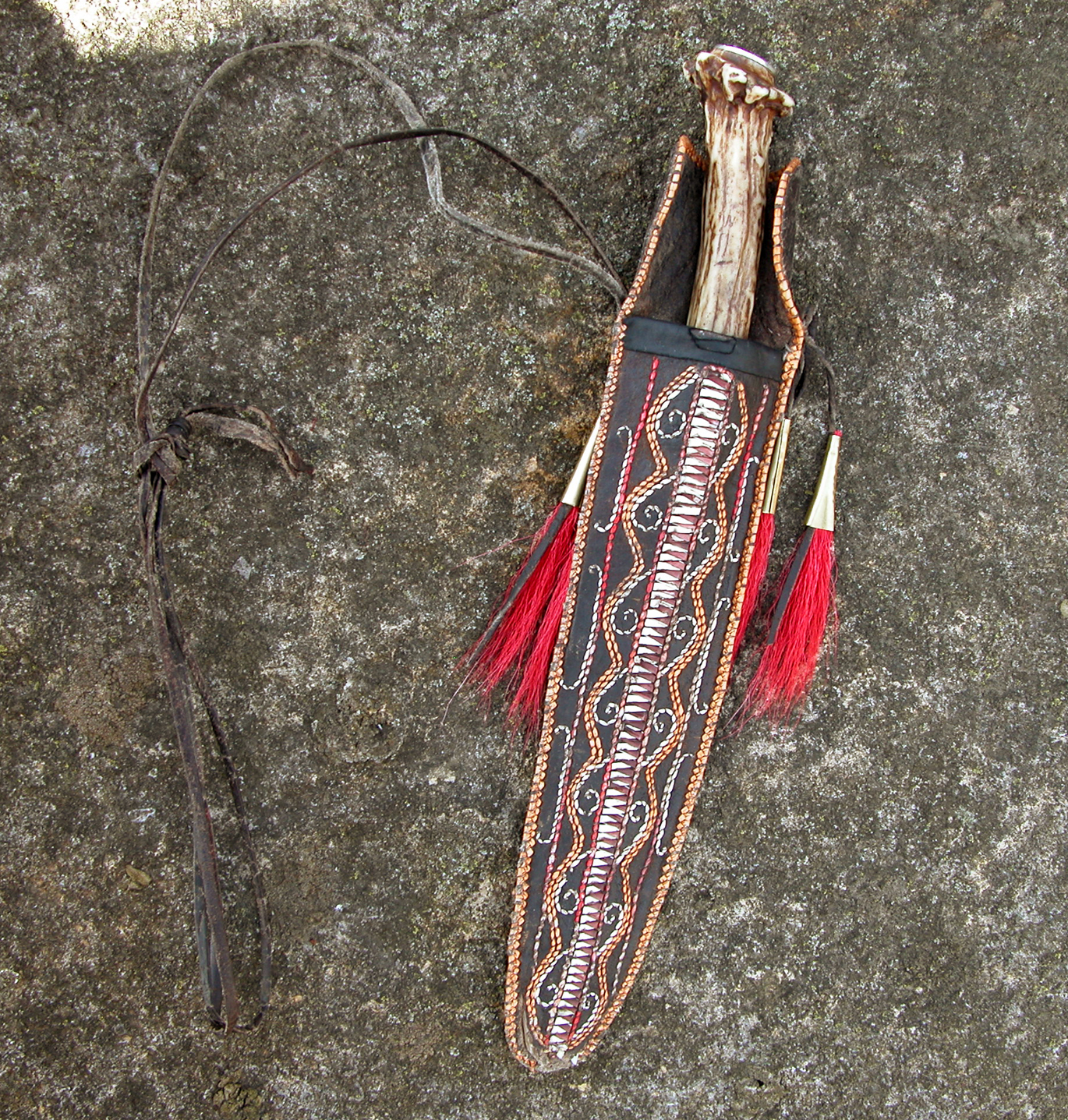 Contemporary Makers: Shawn Webster Quilled Knife Sheath with a Max ...