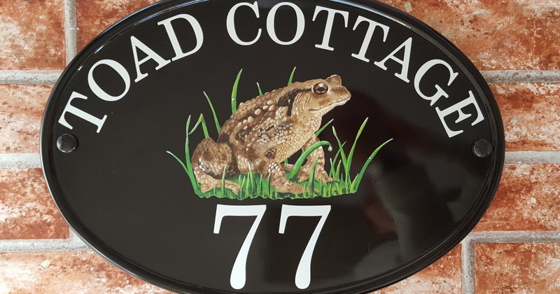 Pictorial House Signs from Yoursigns Ltd: Toad Cottage Sign
