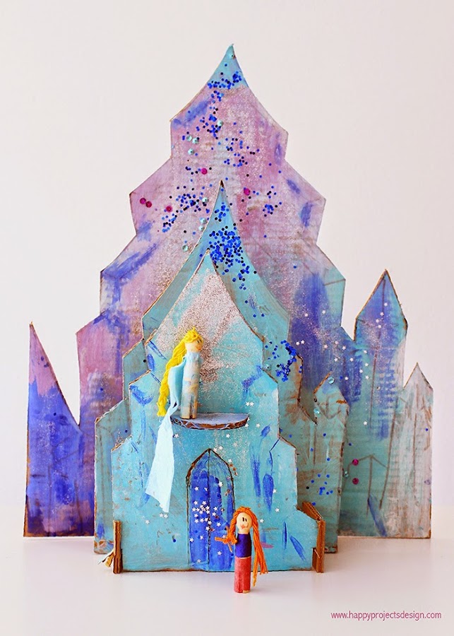 Let it go!... DIY Castillo Frozen | Manualidades