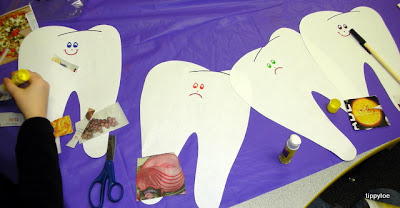 Tippytoe Crafts: Healthy Teeth Activity