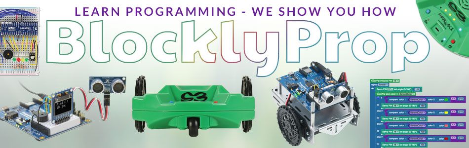 Robotics Under the Stole: BlocklyProp