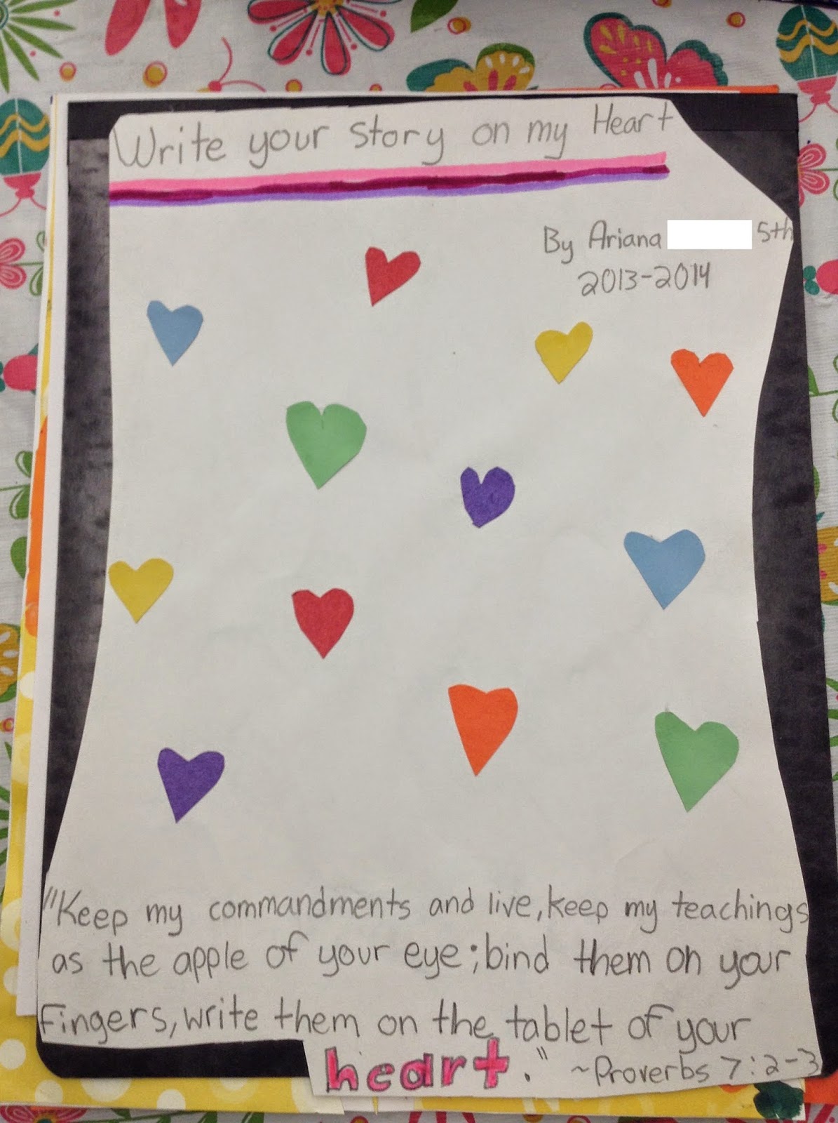 Look to Him and be Radiant: Student Created Book Ideas