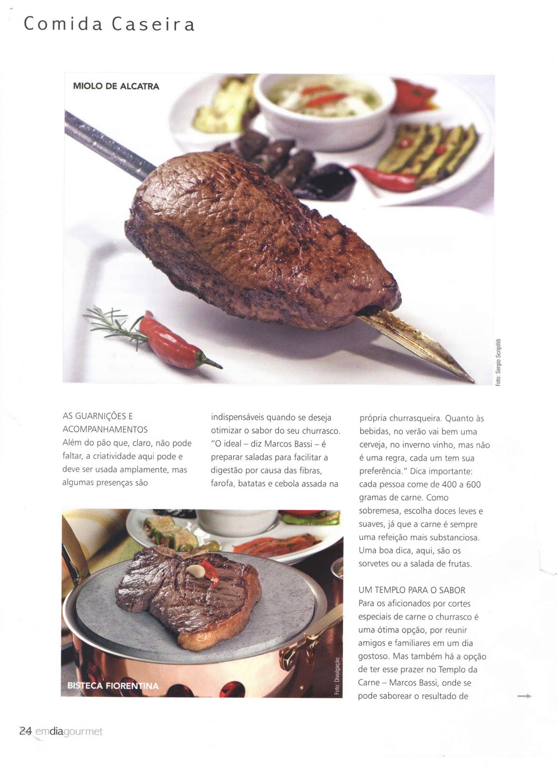 Templo da Carne - Marcos Bassi: Revista - em dia GOURMET