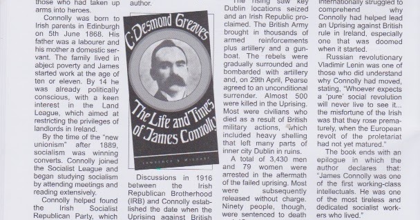 Fighting Talk by Mark Metcalf : The life and times of James Connolly ...
