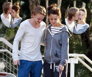 Hollywood Stars: Tom Felton With His Girlfriend Jade Olivia In These ...