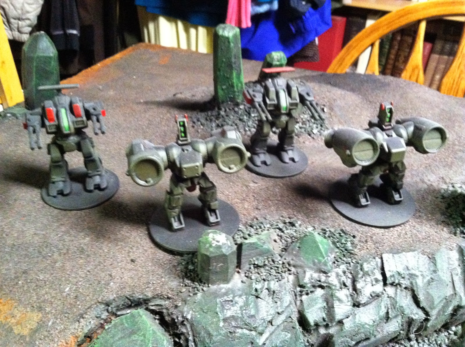 The WarPig: Gruntz 15mm: Battletech project: The Green Machine ...