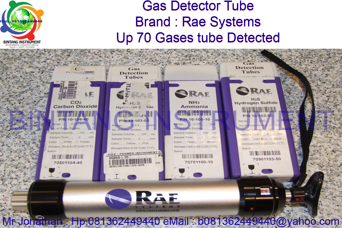.: 081362449440 Jual Gas Detector Tube Rae Systems _ Gas detector tube ...